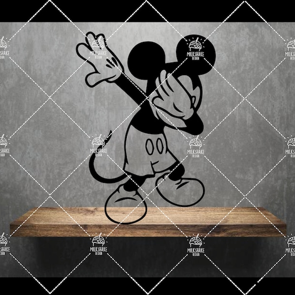 Dab Mickey Svg - Etsy Canada