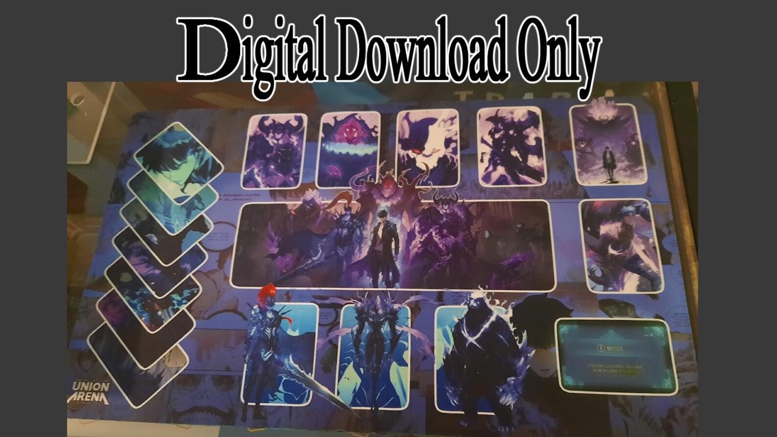 ART ONLY | Solo Leveling Union Arena Playmat With Zones | Digital JPG ...