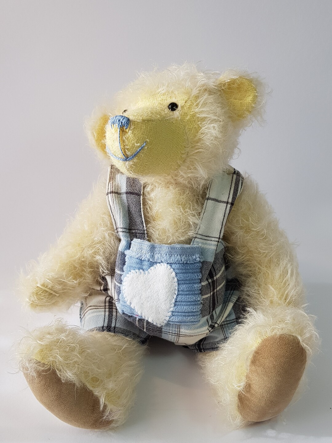 Teddy Finn Handmade Mohair Artist Teddy Made of High-quality Materials - Etsy