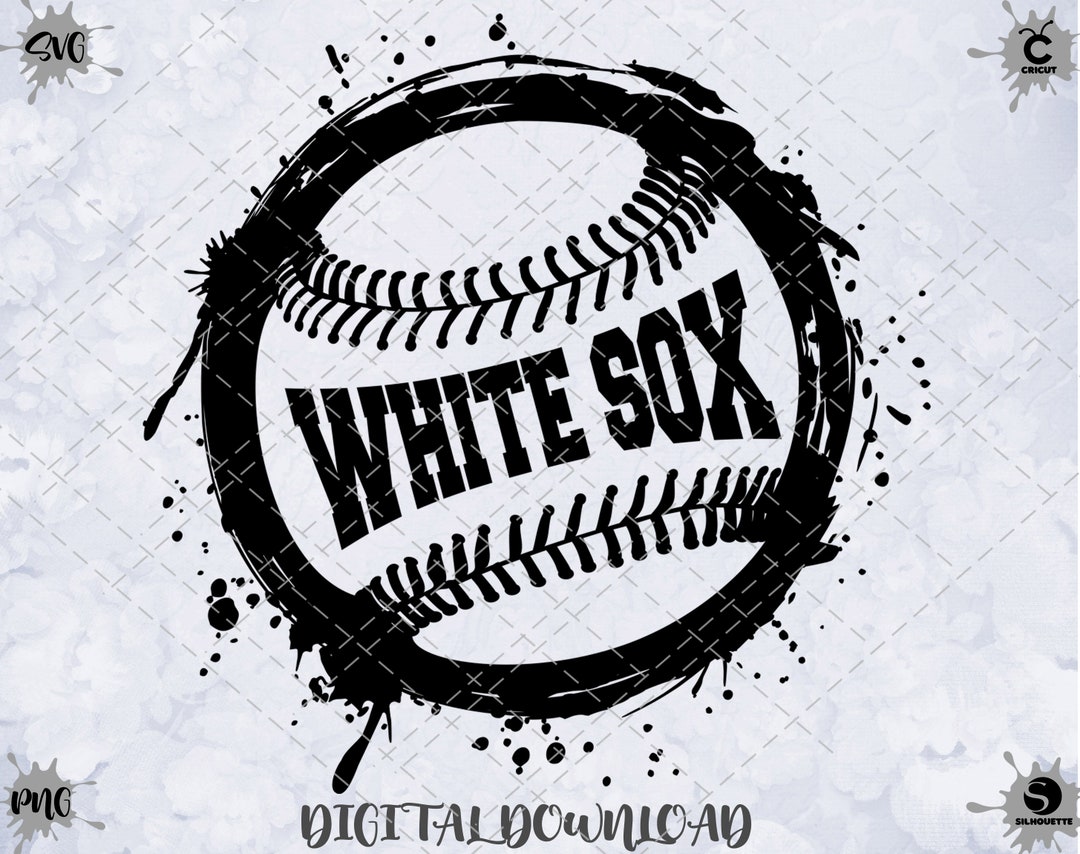 White Sox Baseball Svg - Etsy