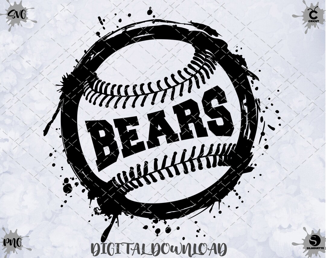 Bears Baseball Svg, Bears Softball Svg - Etsy