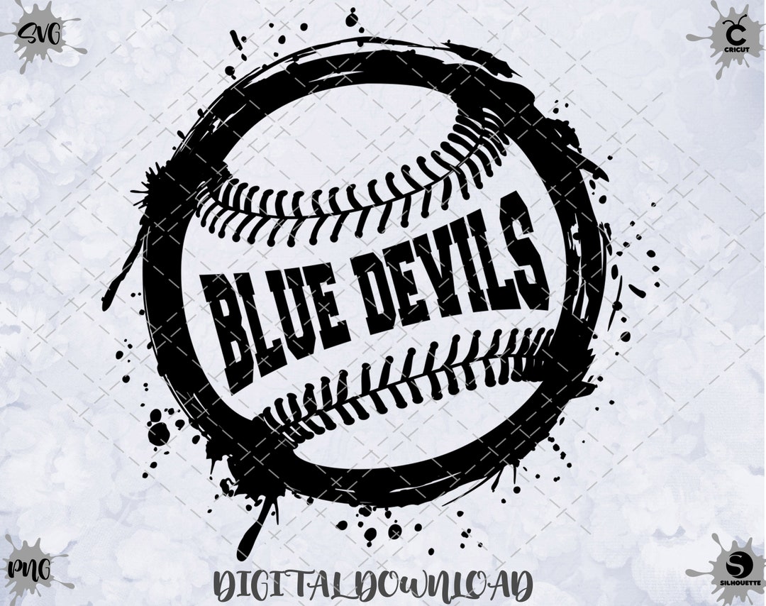 Blue Devils Baseball Svg, Blue Devils Softball Svg - Etsy