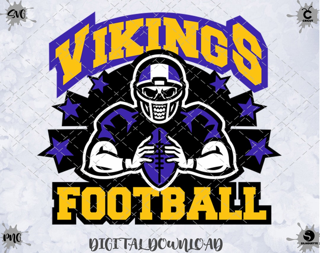 Vikings Football Svg - Etsy