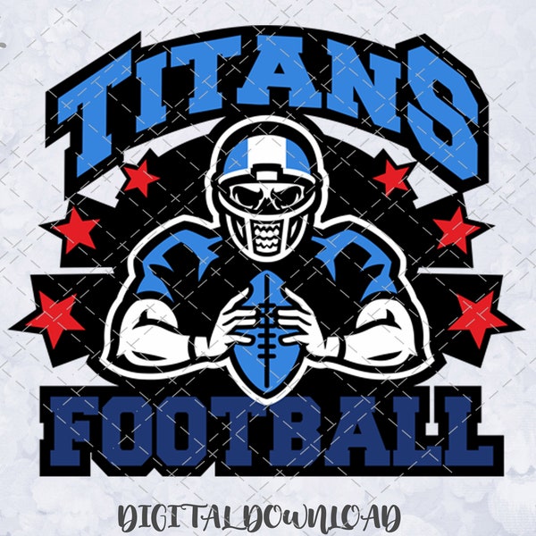 Titans Football Svg - Etsy