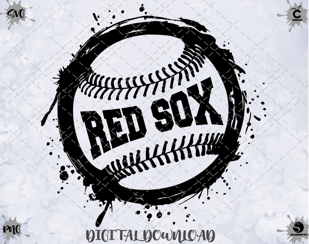 Red Sox Baseball Svg - Etsy