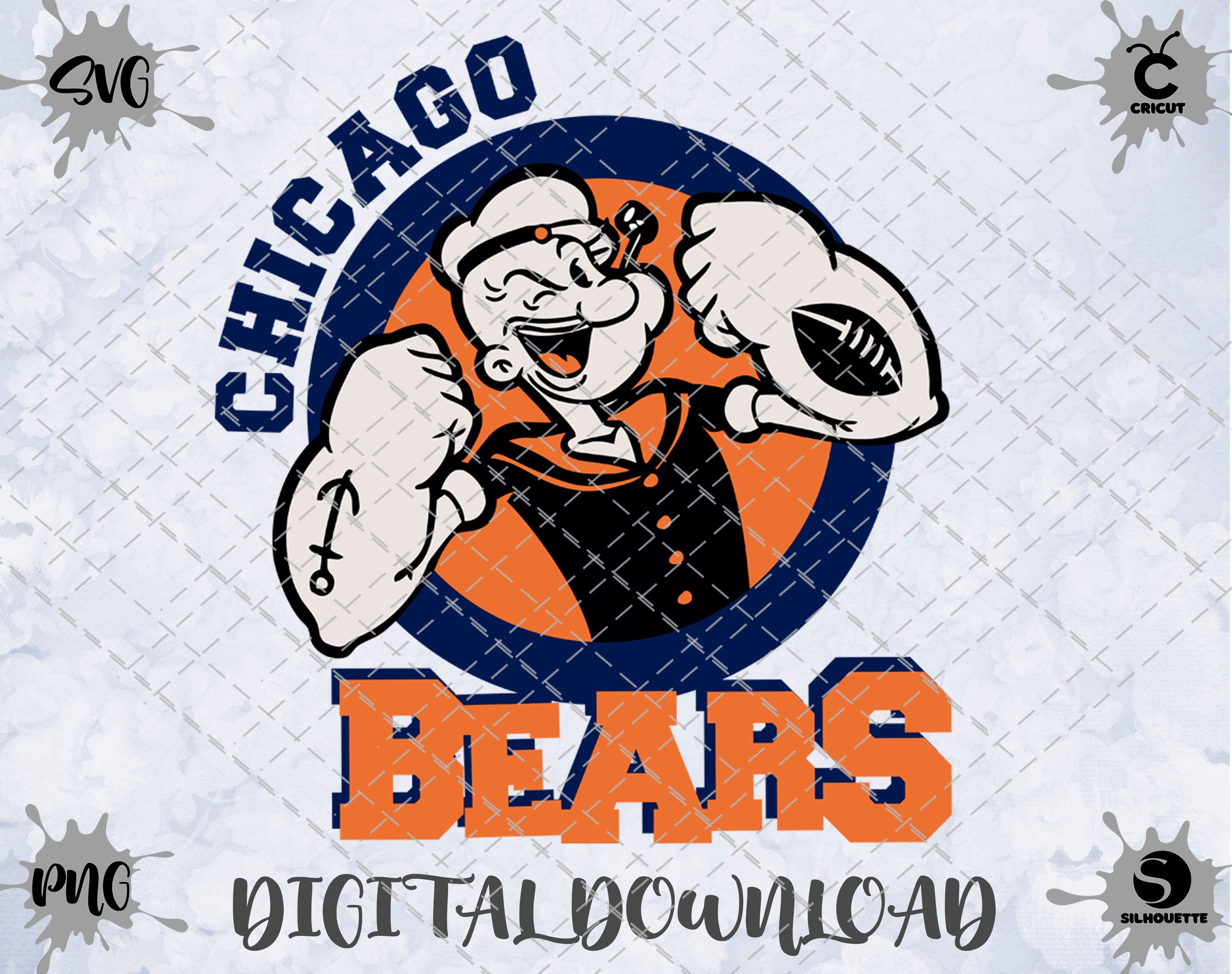 Bears Football Svg - Etsy