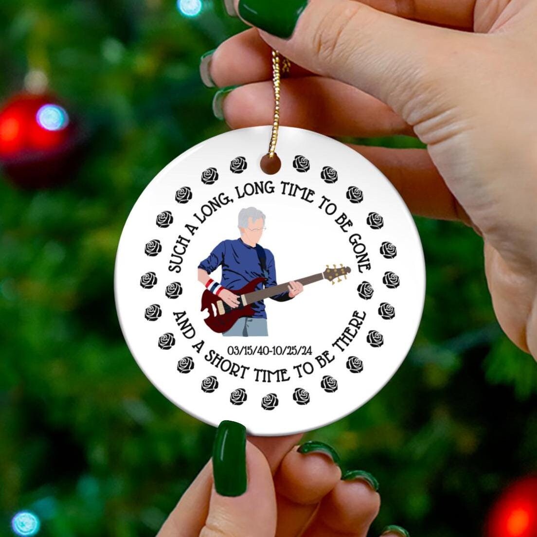 Phil Lesh Ceramic Ornament Box of Rain Lyrics Christmas Decoration ...