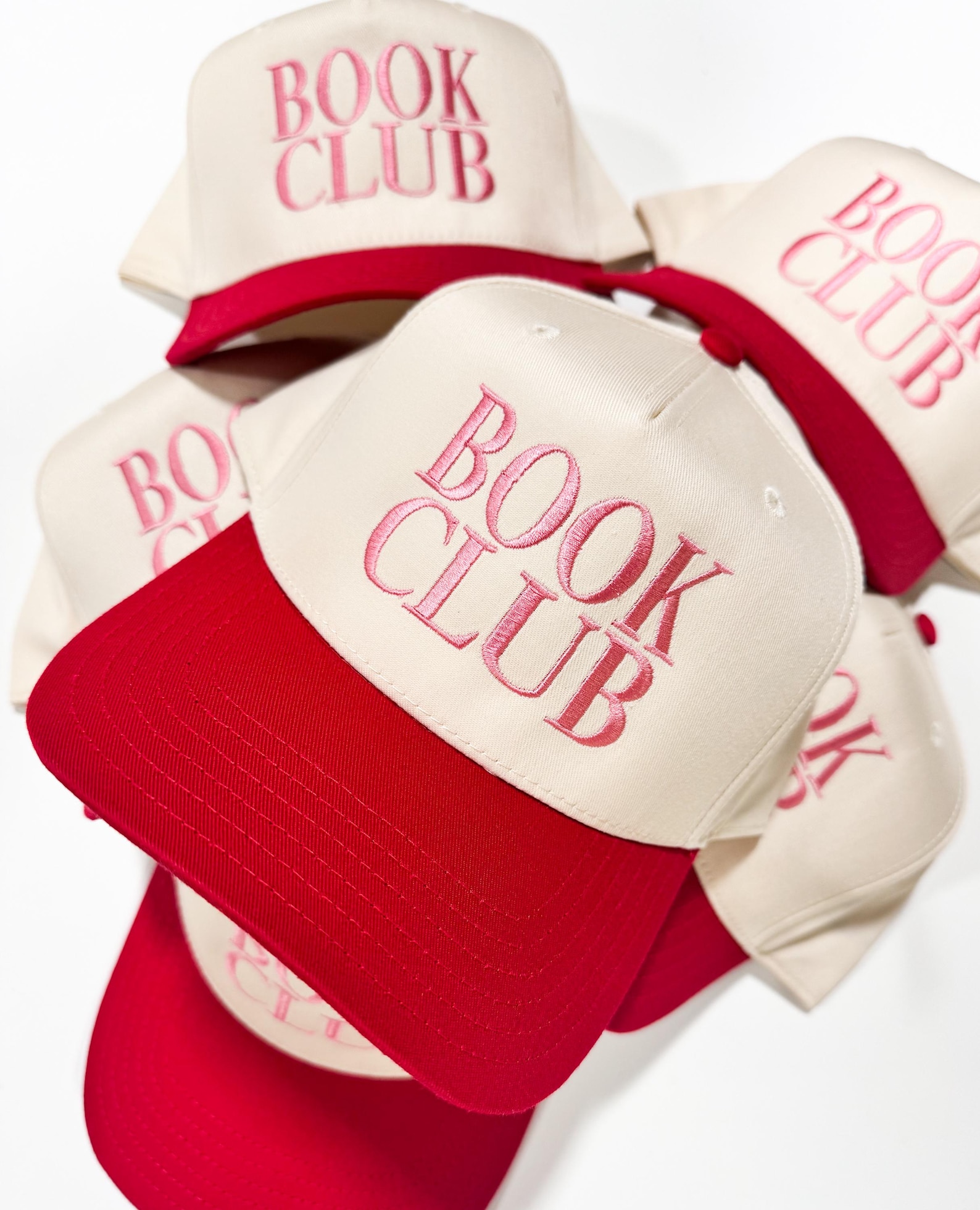 Book Club Embroidered Trucker Hat - Etsy