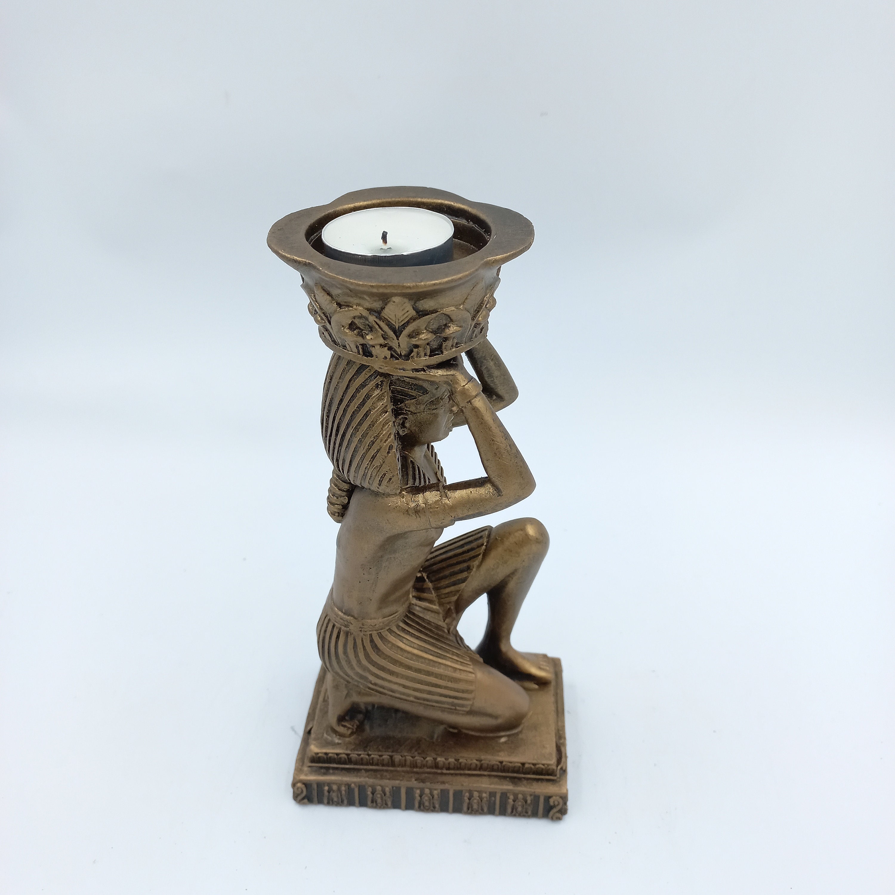 Ancient Egypt Candle Holder Pyramid Guard - Etsy