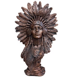 Native American Women Statue, Indian Women, Unique Handmade Sculpture ...