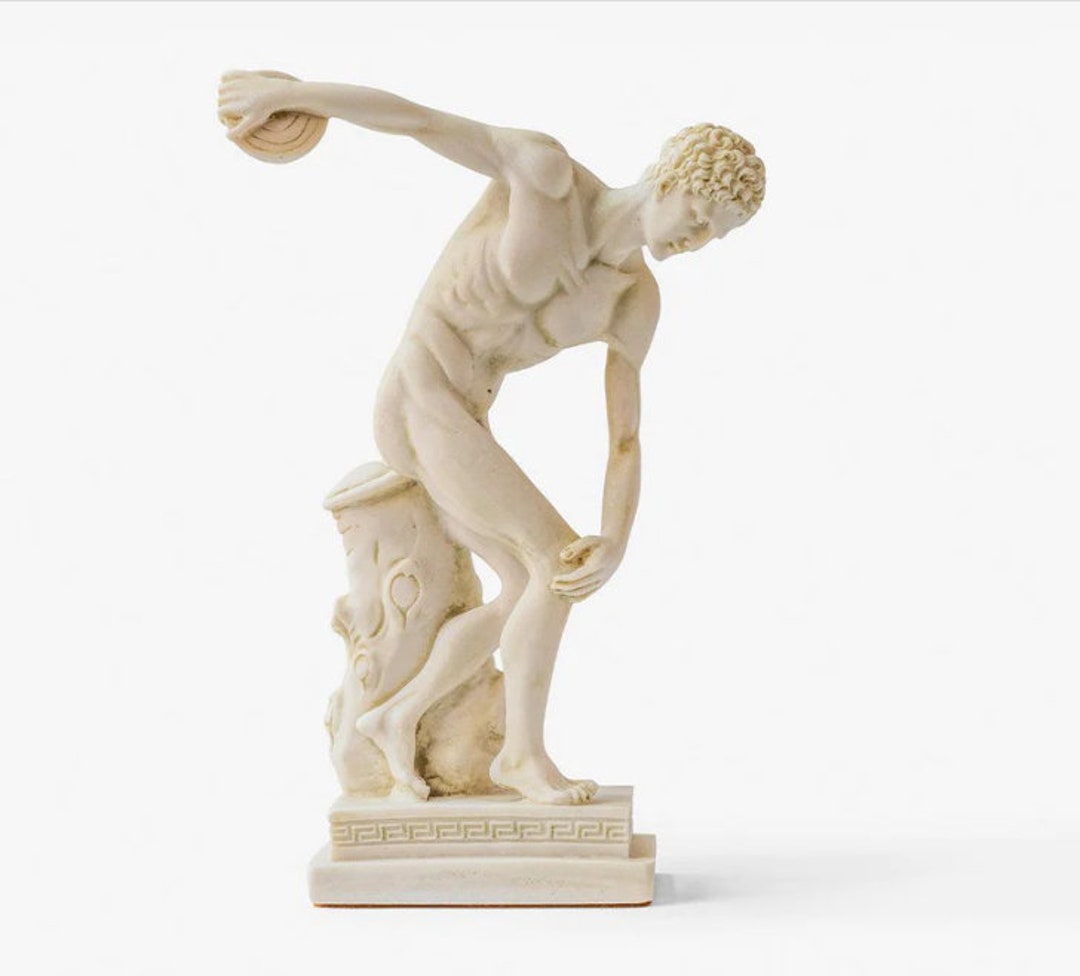 Discobolus Statue, Discus Thrower Statue,roman Sculpture, Ancient Greek ...