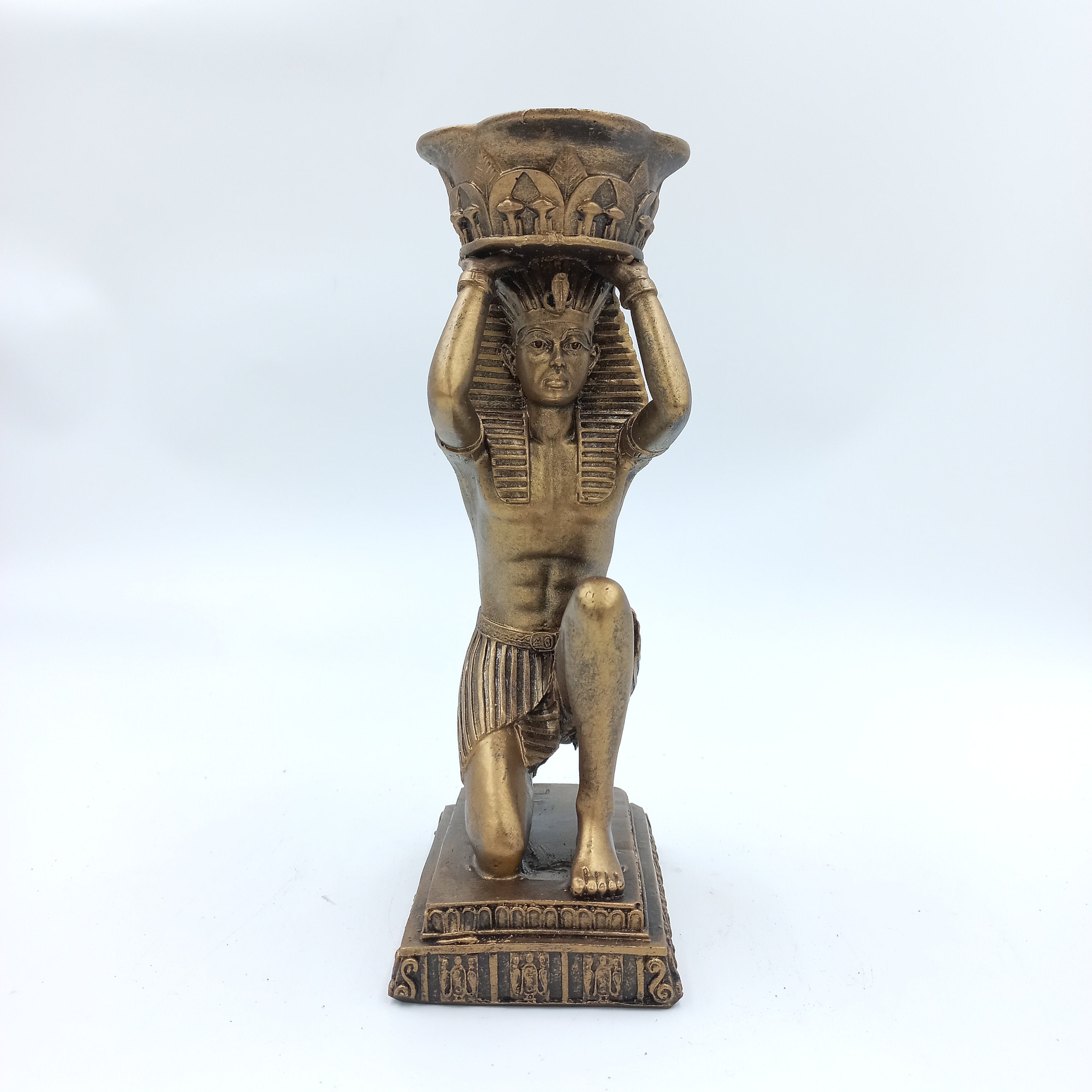 Ancient Egypt Candle Holder Pyramid Guard - Etsy