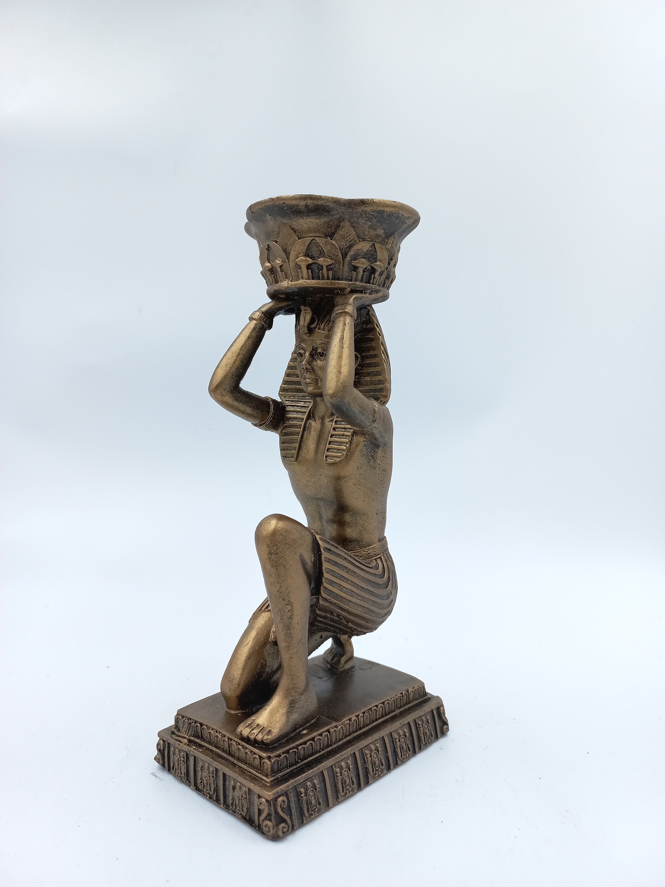 Ancient Egypt Candle Holder Pyramid Guard - Etsy