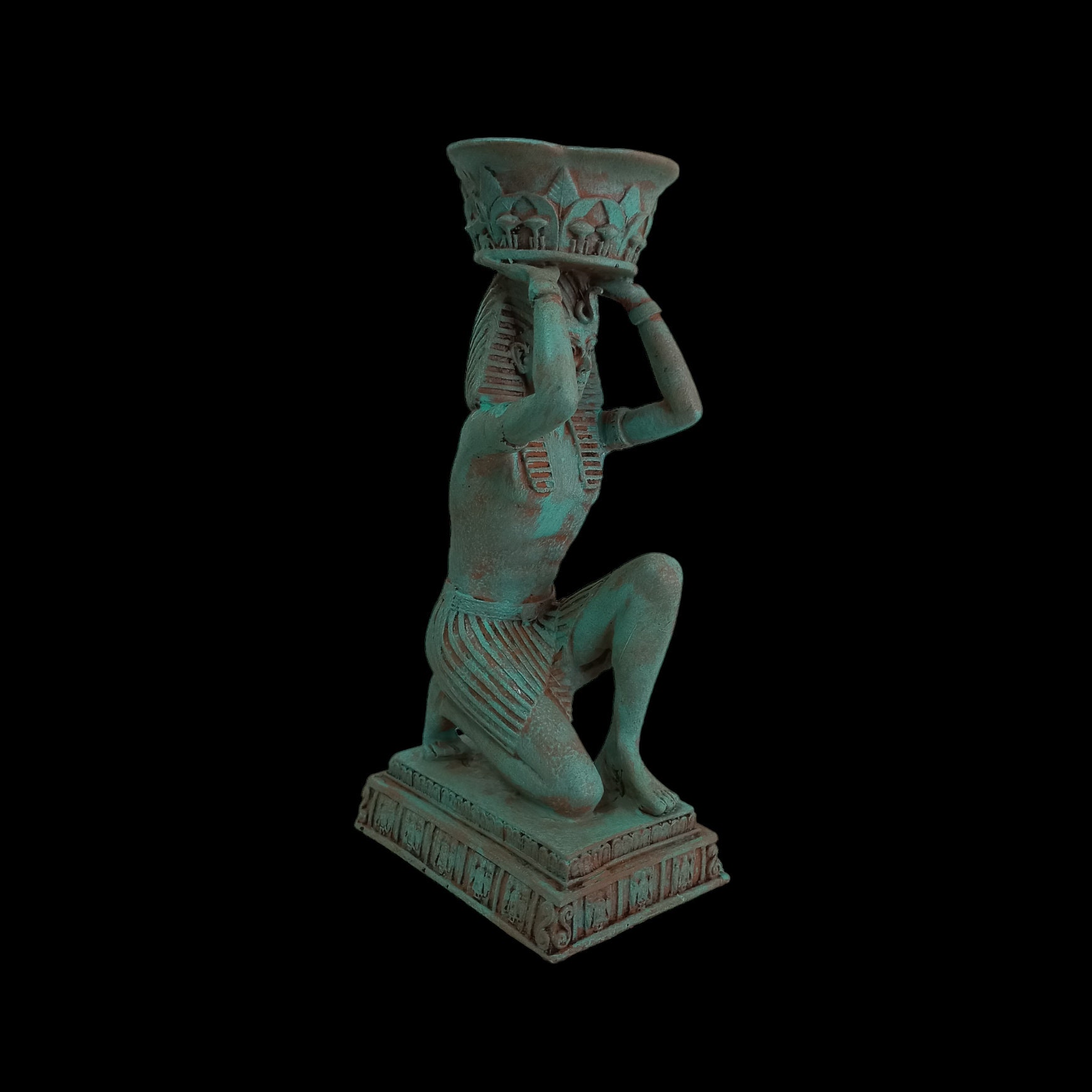 Ancient Egypt Candle Holder Pyramid Guard - Etsy