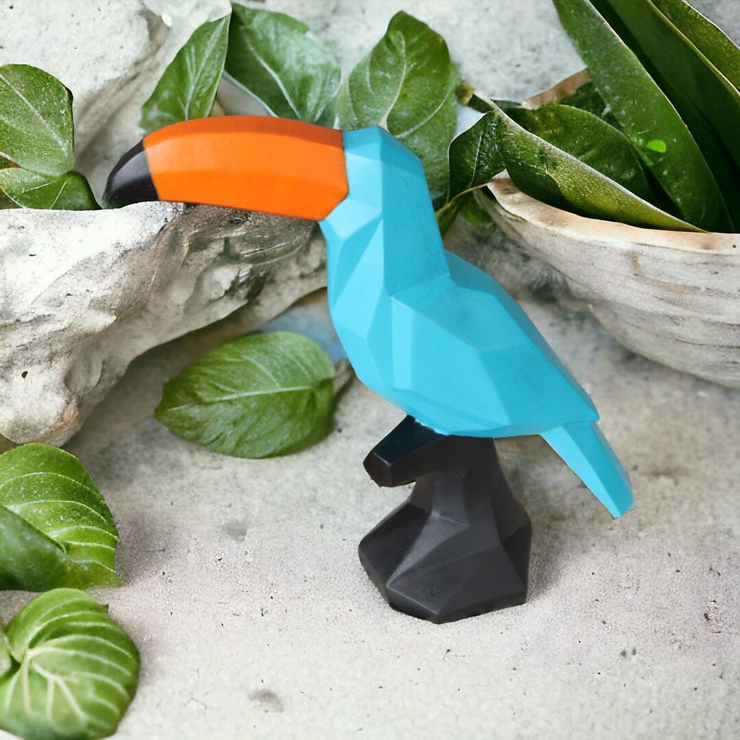 Cubic Toucan Bird Statue,lucky Toucan Bird Home Decor, Wedding Gift, 34 ...