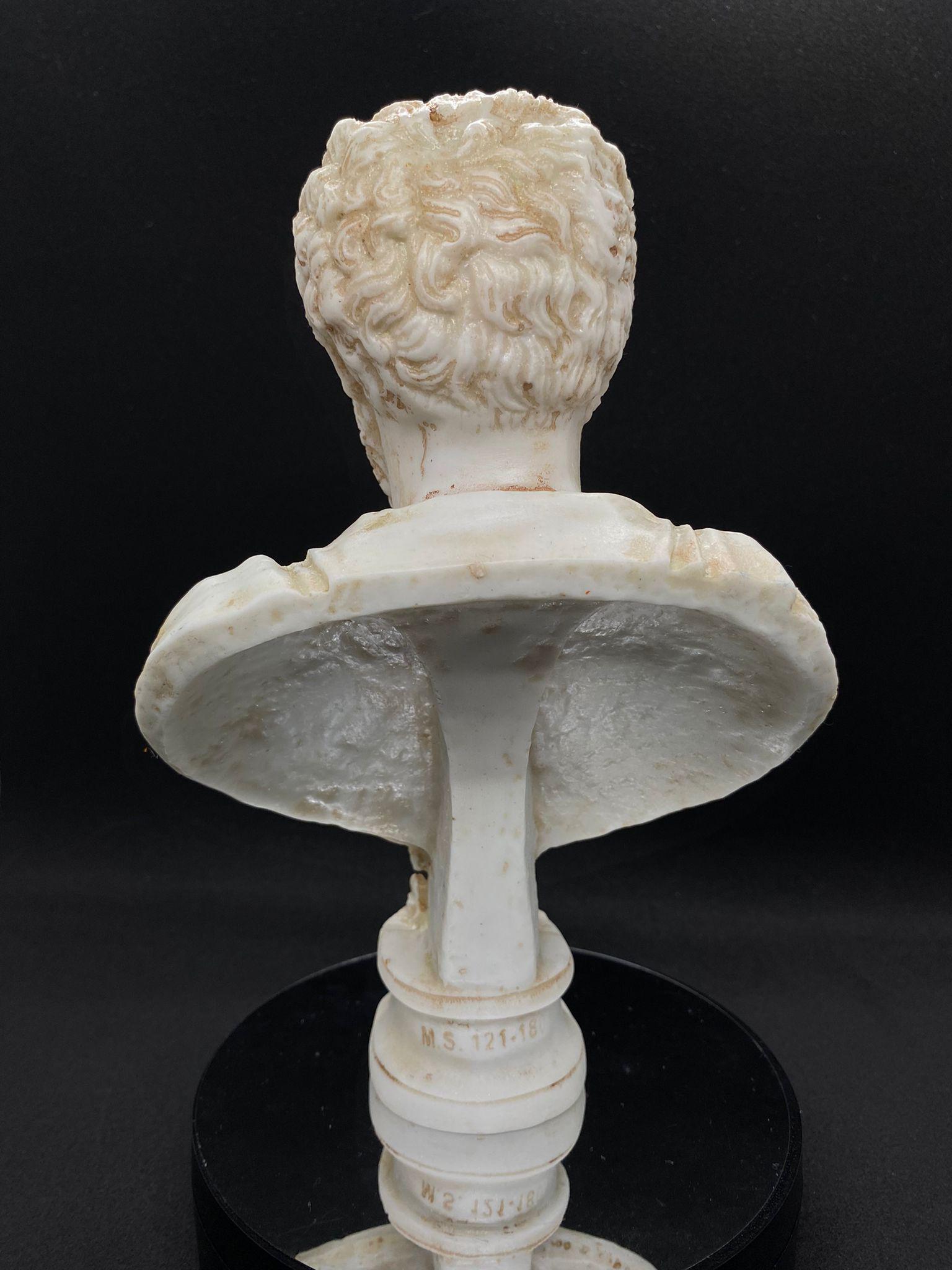 Handmade Marble Cast Marcus Aurelius Bust, Philosopher King Sculpture ...