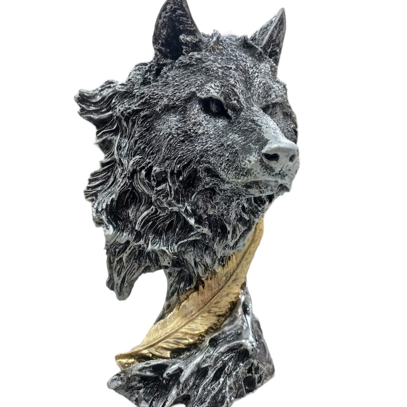 Wolf Sculpture - Etsy
