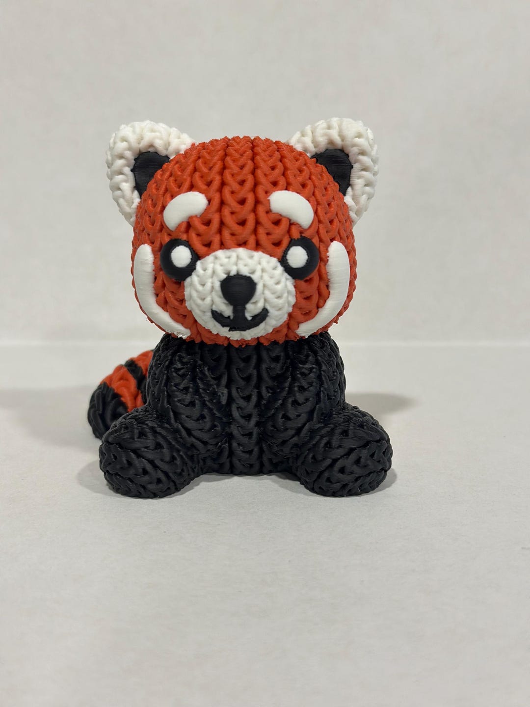 Adorable Red Panda 3D Printed Knitted Texture- Unique Decor, Only at ...
