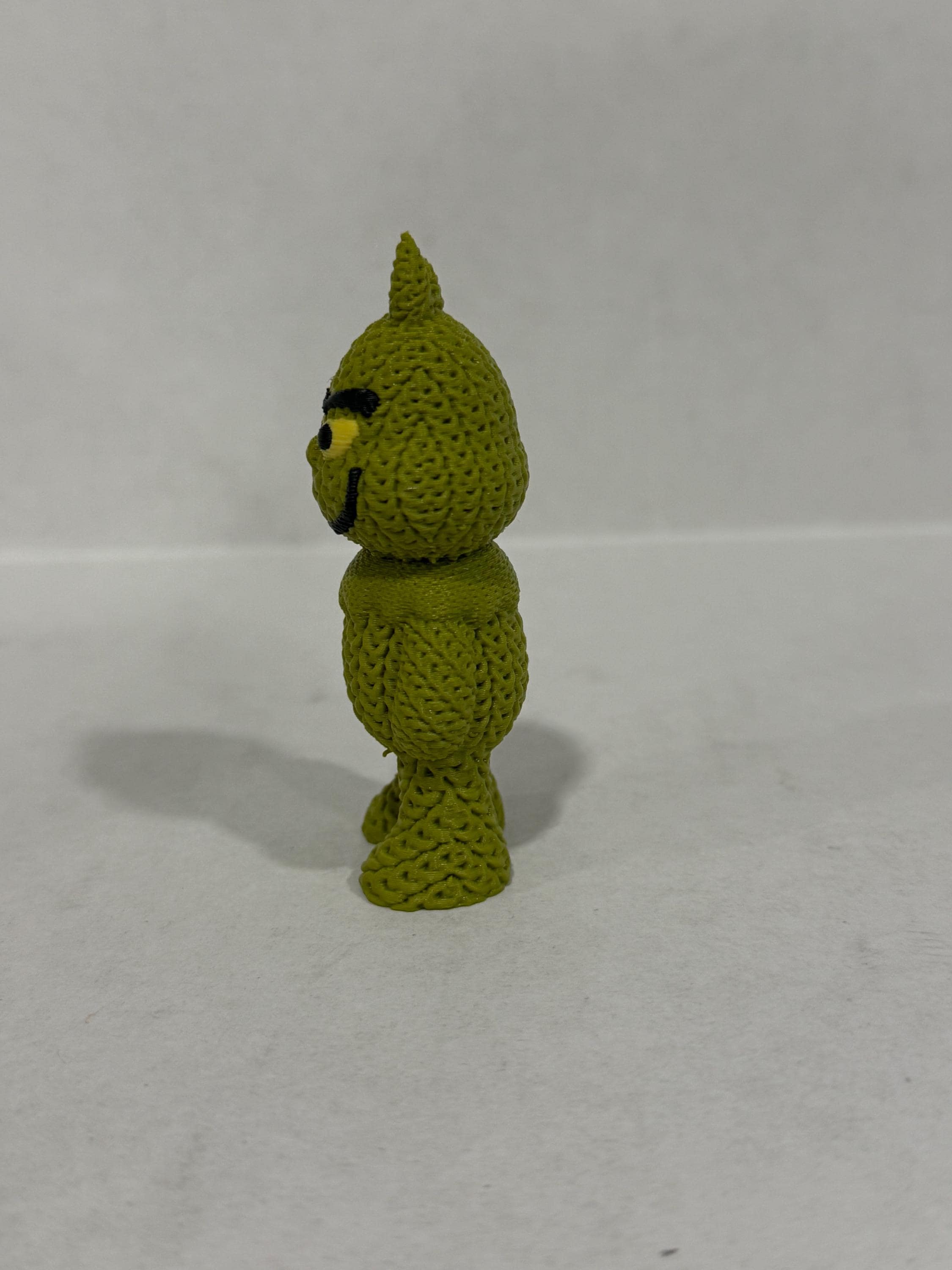 Knitted Grinch Inspired 3D Printed Figurine, “mean One” Holiday ...