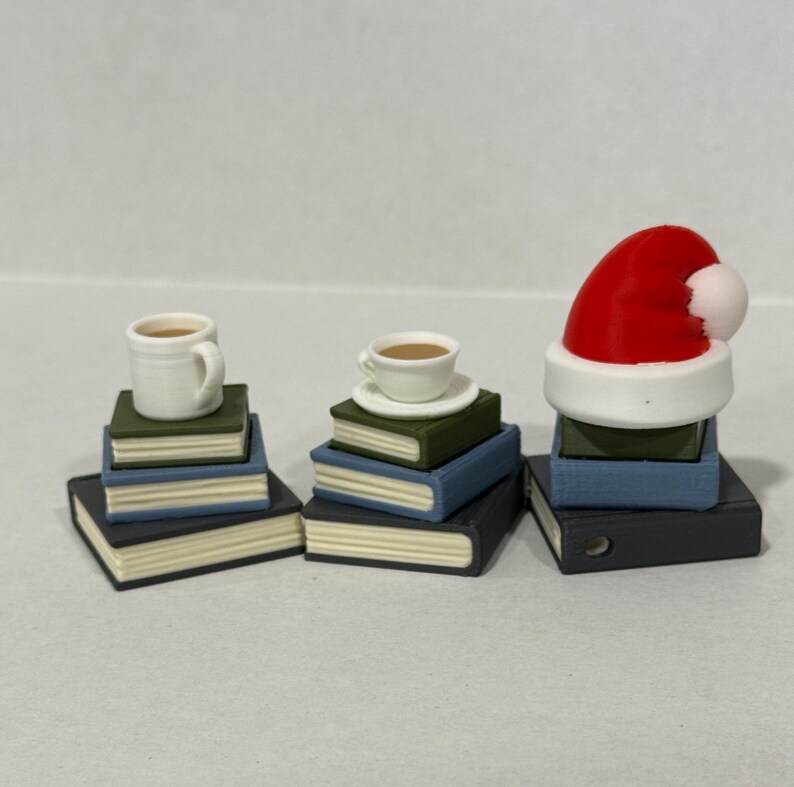 3D Printed Book Stack Fidget Clicker, Book Lover Gift, Desk Toy - Etsy