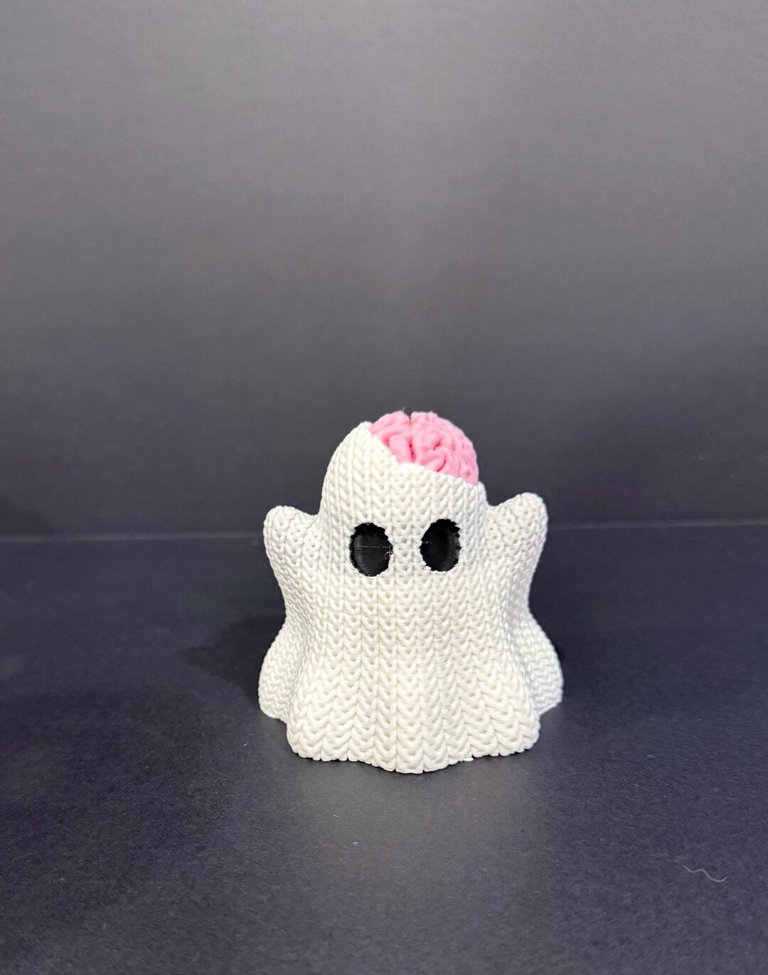 Ghost With Brain 3D Printed Knitted – Creepy Cute Halloween Ghost ...