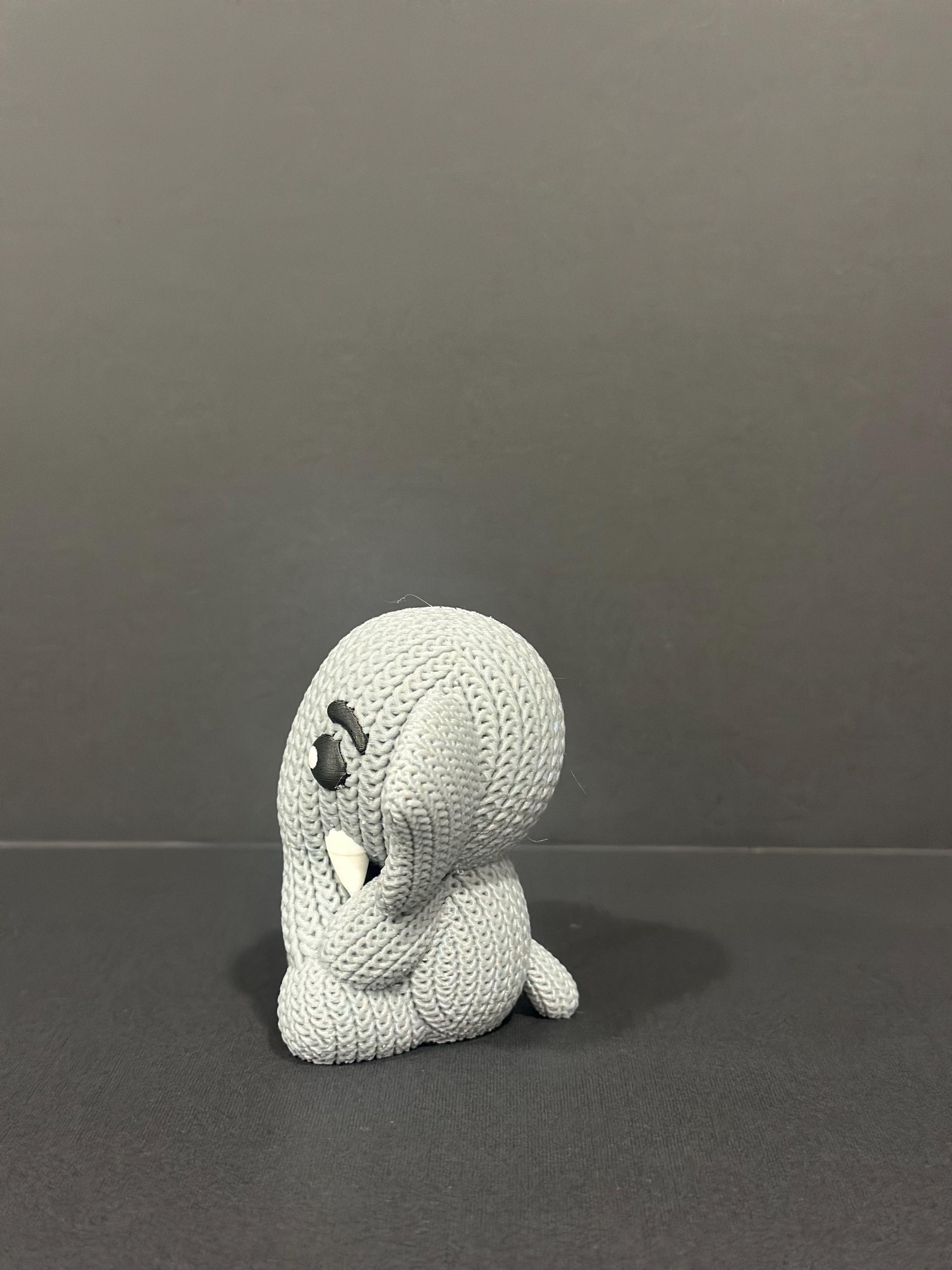 3D Printed Knitted Elephant Unique Handmade-look Decor - Etsy