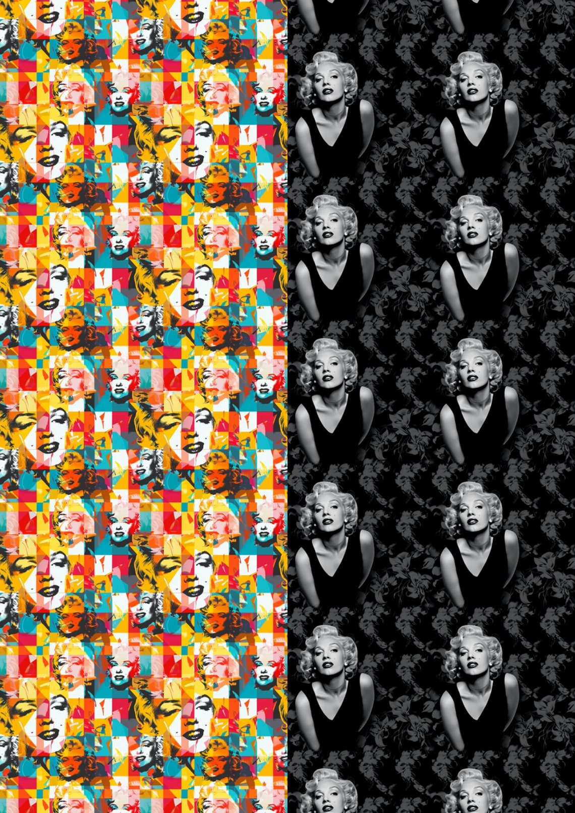 10 X Marilyn Monroe Digital Craft Paper Pack, High Quality JPG Format ...