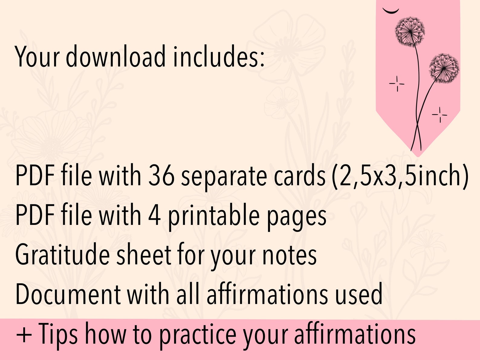 Printable Body Positive Affirmation Card Deck, Affirmations for Self ...
