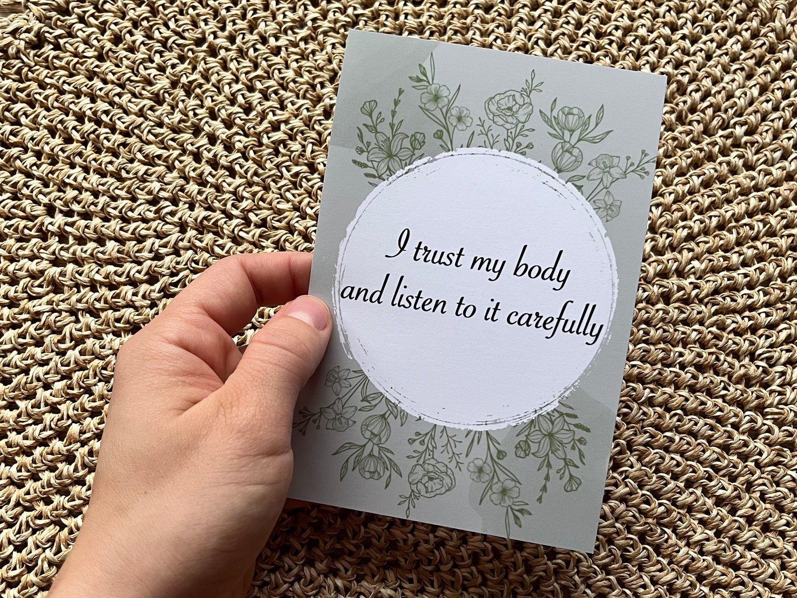 Printable Body Positive Affirmation Card Deck, Affirmations for Self ...
