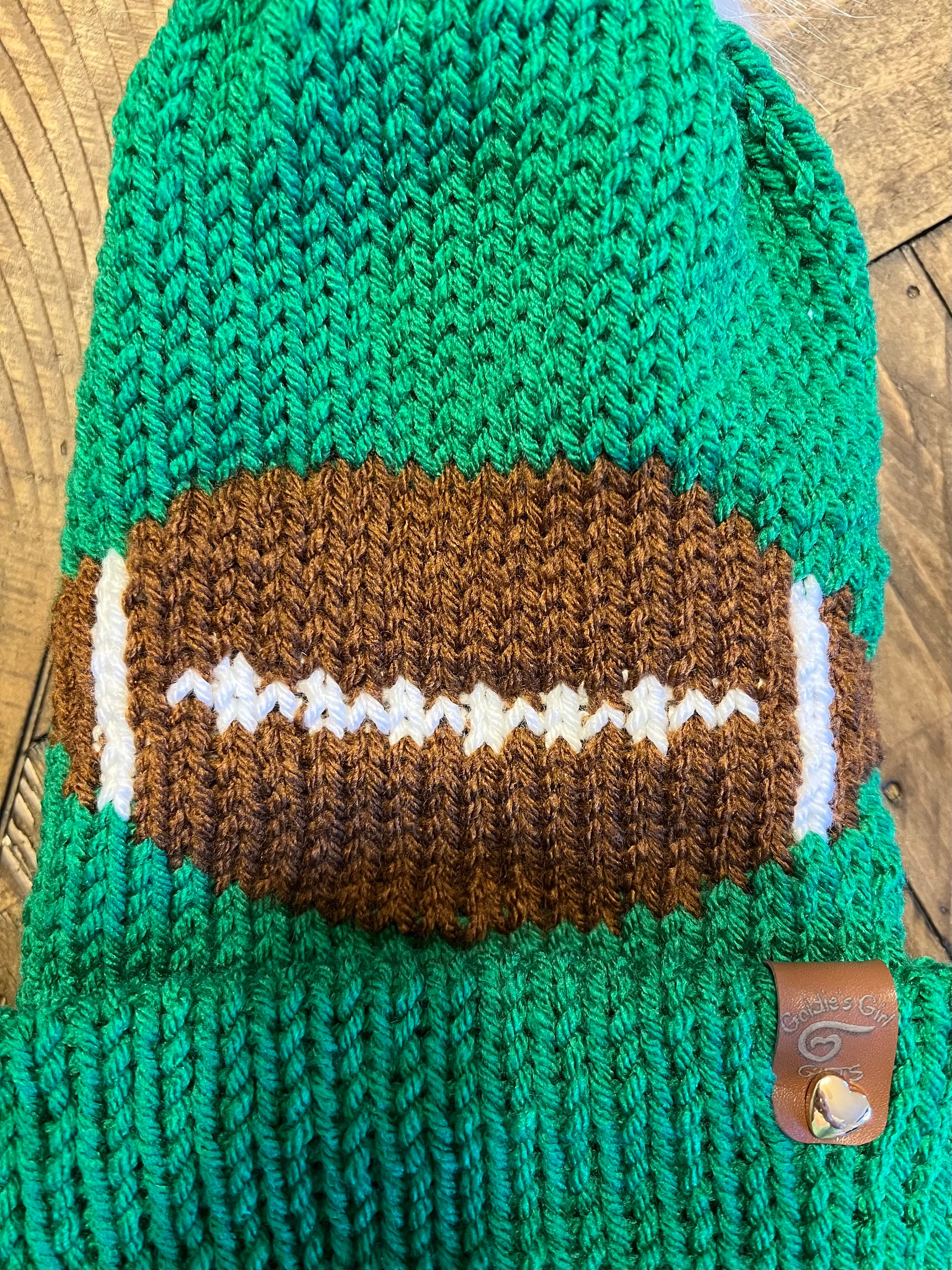 Football Knit Hat Pattern for Addi & Sentro Knitting Machines (digital ...
