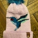 Hummingbird Hat Pattern for Circular Knitting Machines, Digital ...