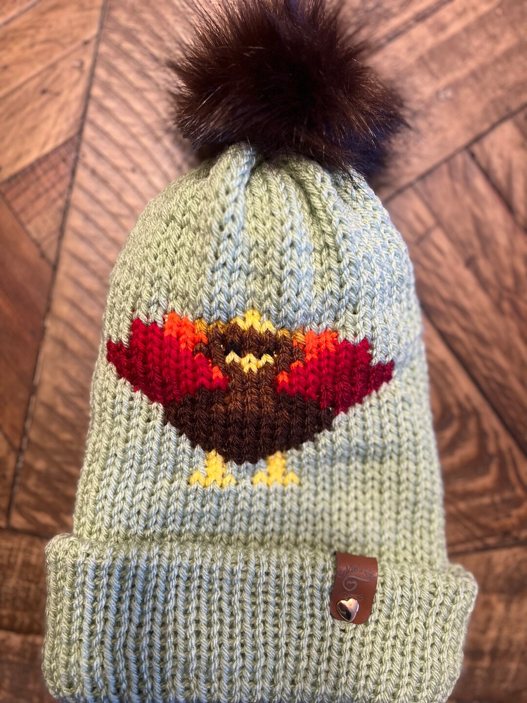 Turkey Hat Knitting Pattern for Circular Knitting Machine (digital ...
