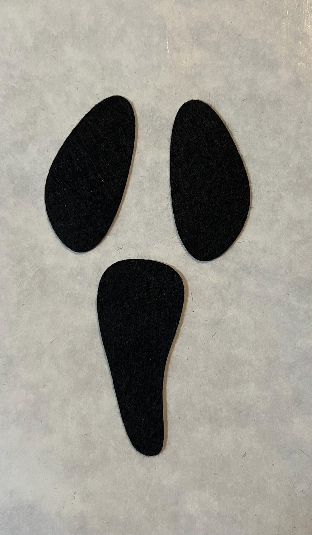 5 Sets of Scary Ghost Felt Faces for Amigurumi & Plushies - Spooky ...