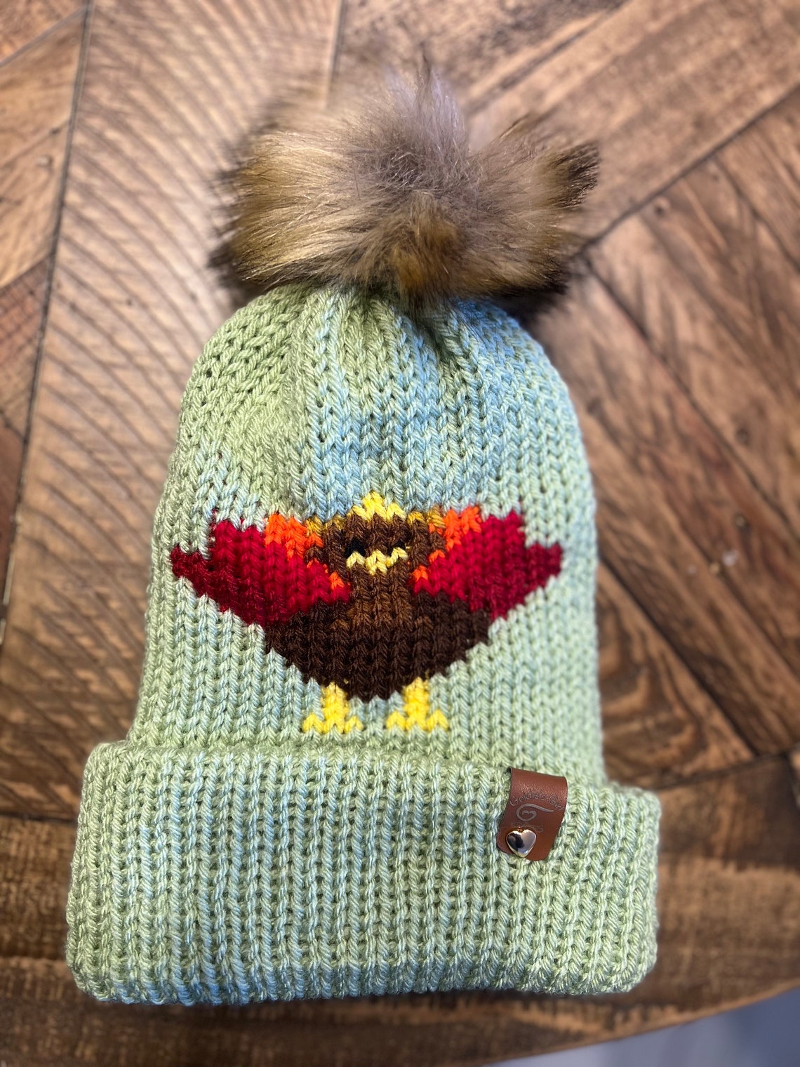 Turkey Hat Knitting Pattern for Circular Knitting Machine (digital ...