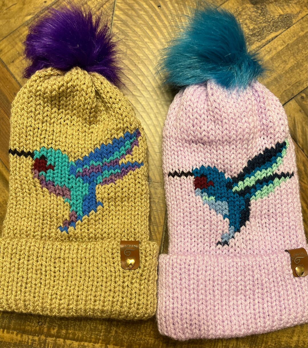 Hummingbird Hat Pattern for Circular Knitting Machines, Digital ...