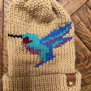 Hummingbird Hat Pattern for Circular Knitting Machines, Digital ...