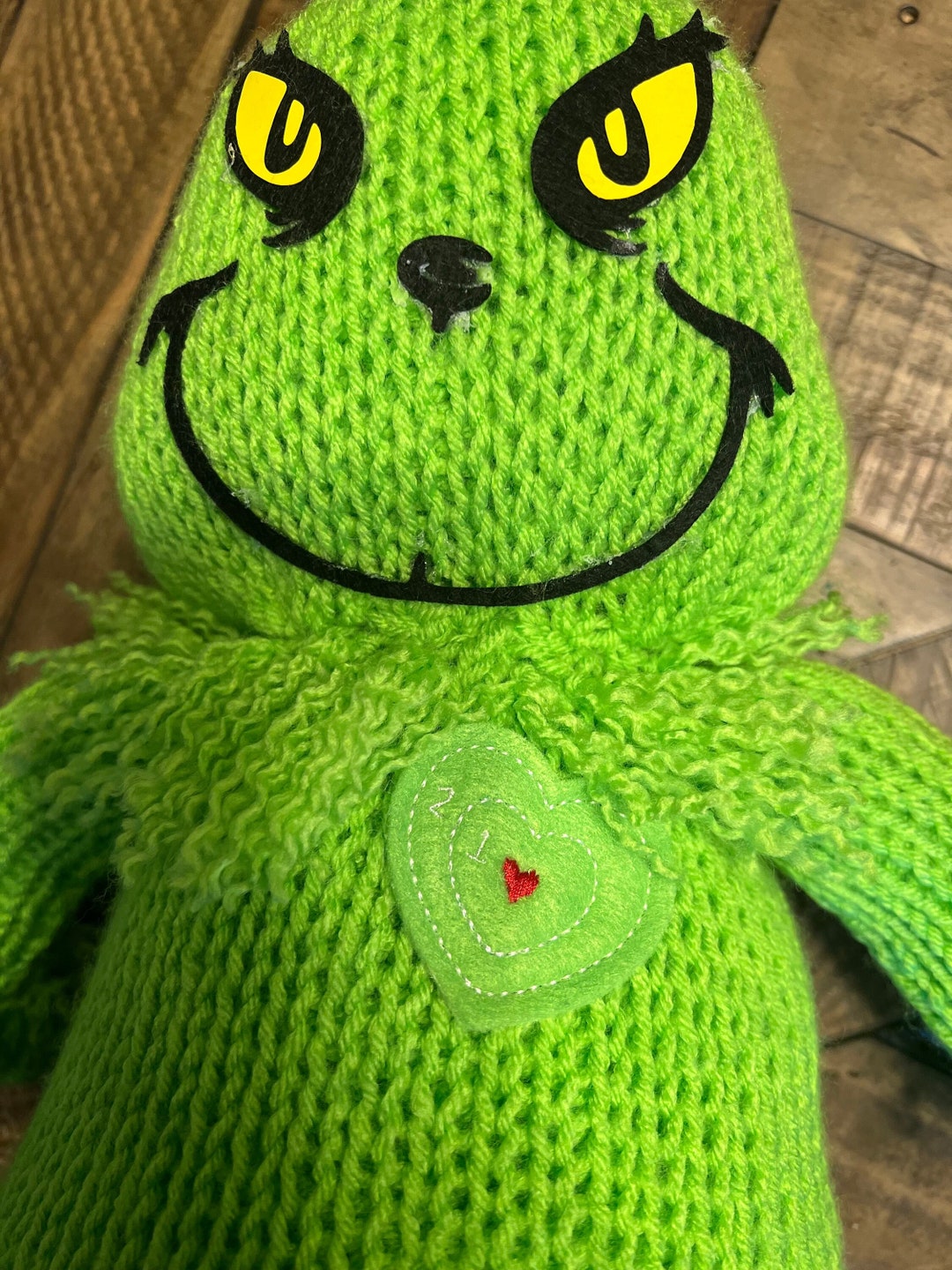 Mean One Holiday Character: Handcrafted Green Festive Friend Inspired ...