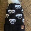 Playful Dog Paw Print Knit Hat Pattern for Circular Knitting Machine ...