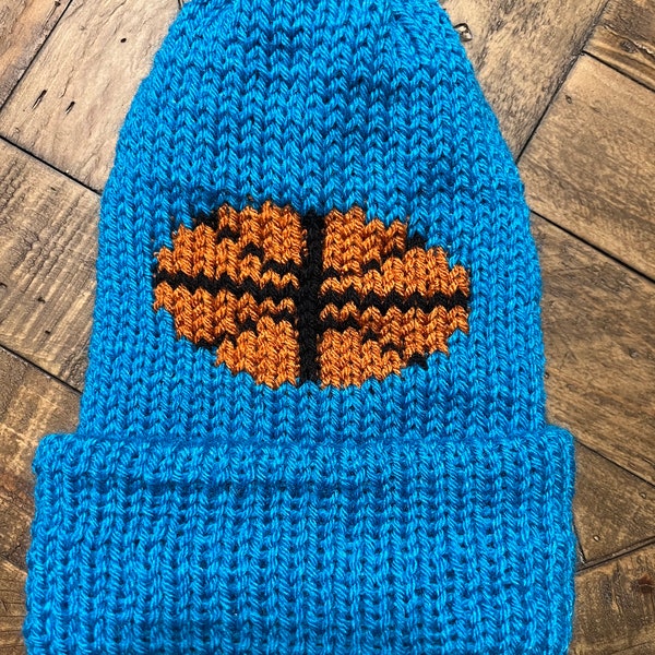 Basketball Knitting Pattern - Etsy
