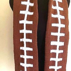 Football Knit Scarf Pattern for Circular Knitting Machine - Addi 46 Pin ...