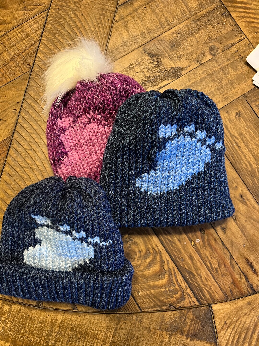 Newborn Baby Hat With Sweet Footprint Design - Circular Knitting ...