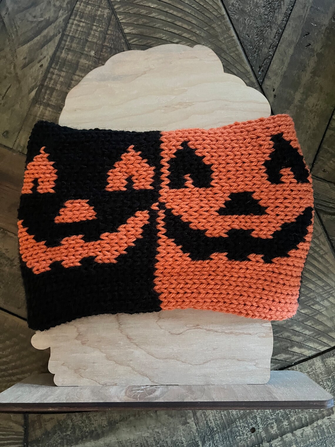 Addi Pumpkin/ Jack O' Lantern Ear Warmer Pattern: Digital Pattern ...
