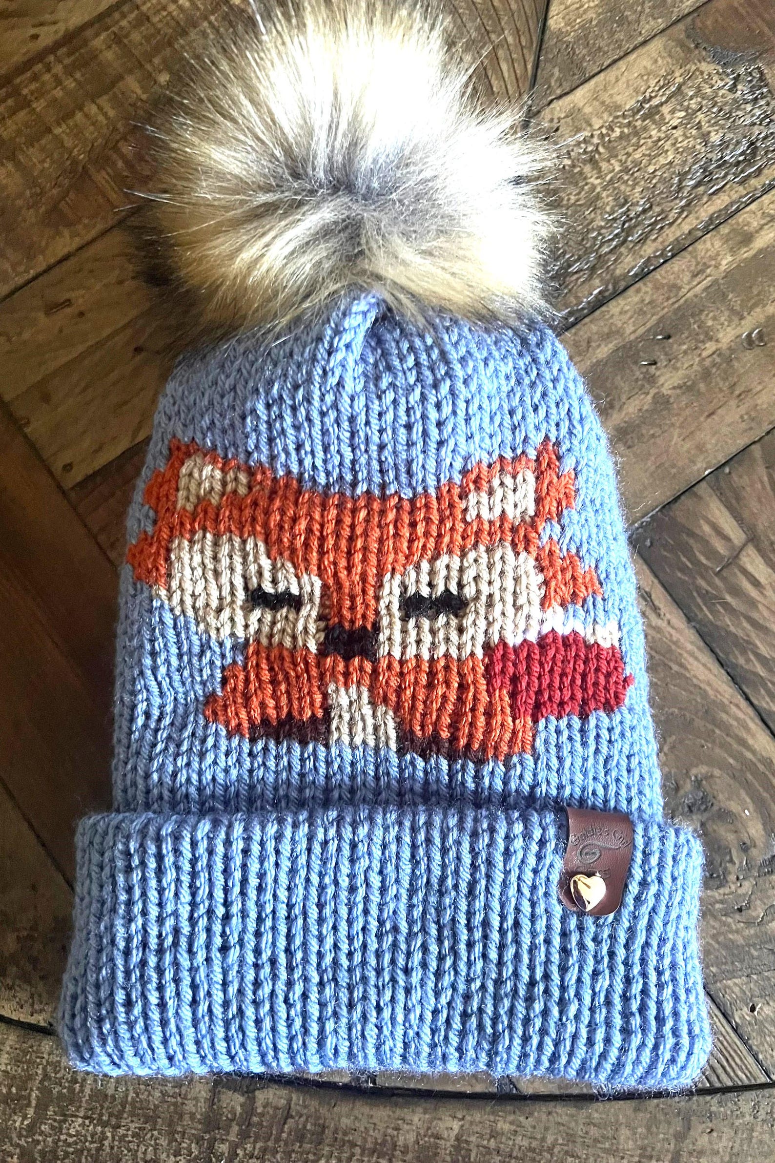 Fox Hat Knitting Pattern, PDF Pattern, Knitting Machine Pattern, Addi ...