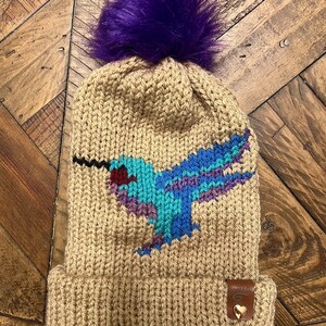 Hummingbird Hat Pattern for Circular Knitting Machines, Digital ...