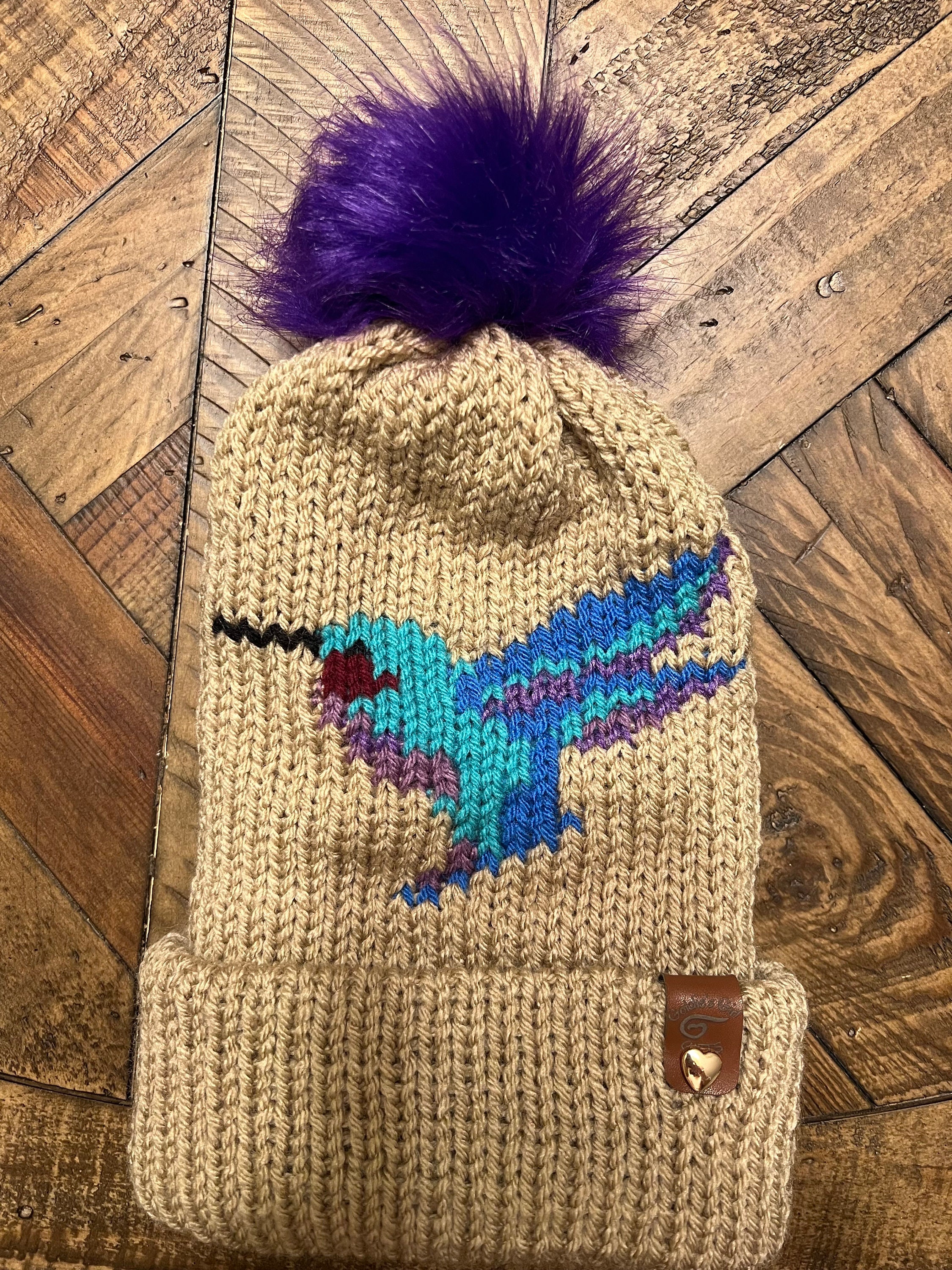 Hummingbird Hat Knitting Machine Pattern, Addi, Sentro (digital ...