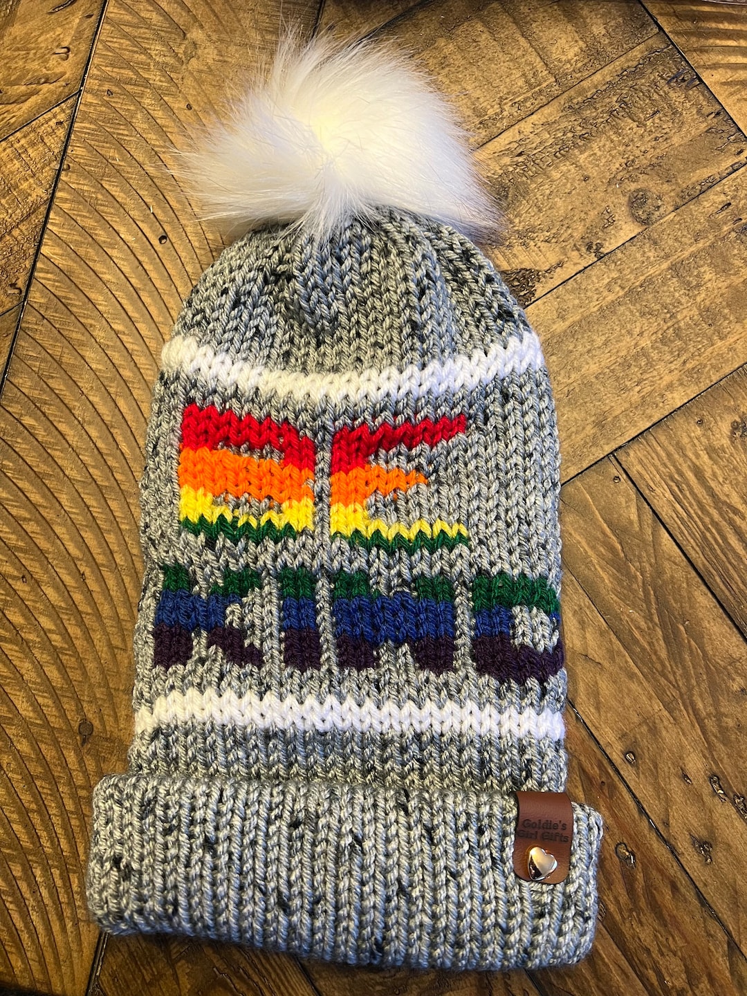 BE KIND Hat Pattern for Addi King 46 Pin Circular Knitting Machine ...