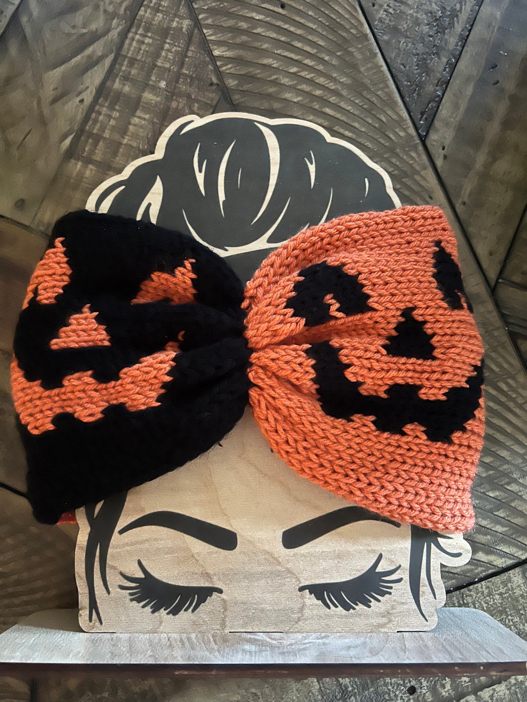 Addi Pumpkin/ Jack O' Lantern Ear Warmer Pattern: Digital Pattern ...