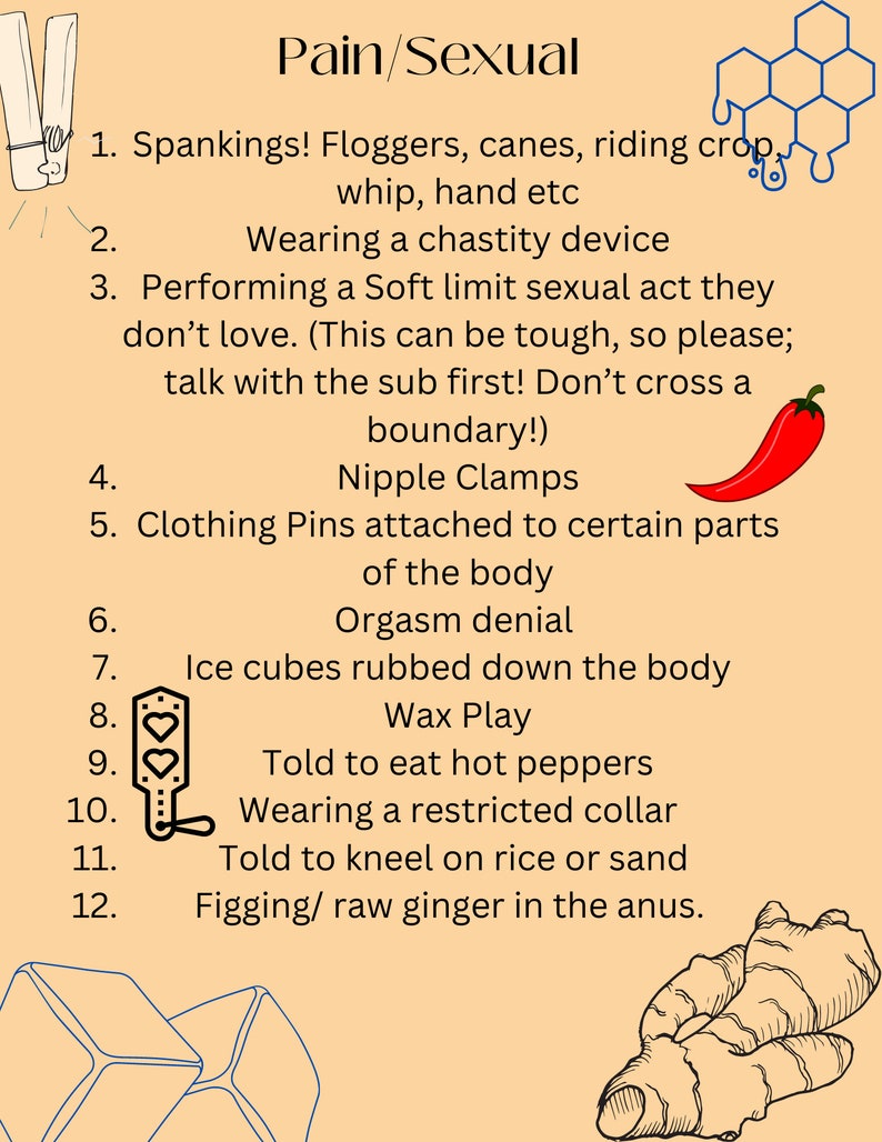 Punishment Ideas For All Kinds Etsy Punishment Ideas For All Kinds Etsy