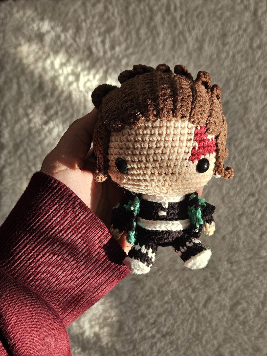 T.K. Amigurumi—handmade 15 Cm Toy for Demon Slayer Anime Fans! Perfect ...