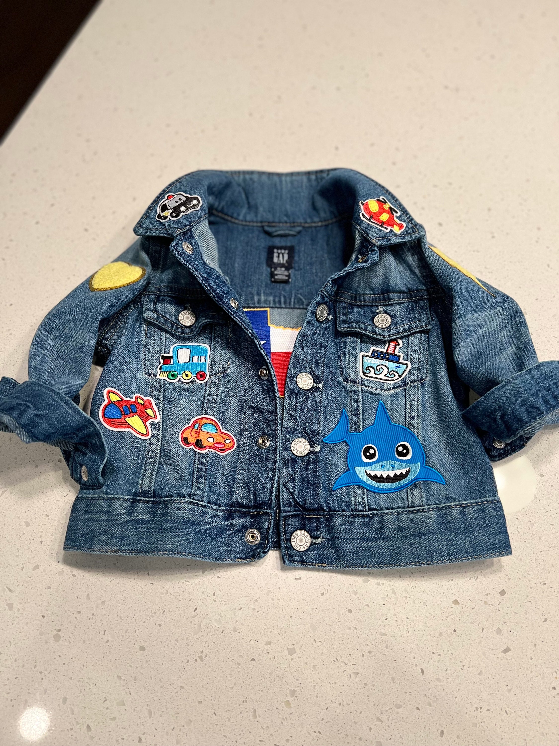 Custom Kids Denim Jacket - Etsy